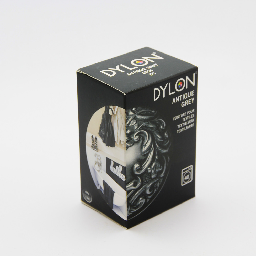 Teinture pour linge et textiles couleur gris marque DYLON